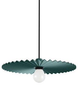 Linea Light CA022AGBEZZ Doge_P, moderní tyrkysové závěsné svítidlo, 1x22W E27, průměr 40cm