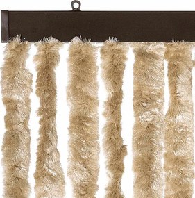 Závěs proti hmyzu béžový 90 x 220 cm Chenille 284283