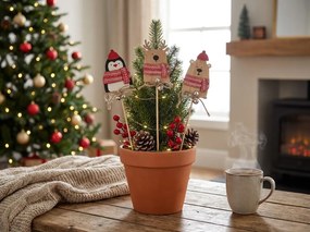 Vánoční zapichovací dekorace WINTER FRIENDS - různé varianty
