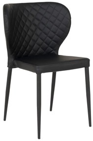 Černé jídelní židle v sadě 4 ks Pisa – House Nordic