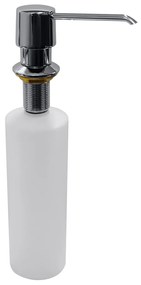 Bemeta Integrovaný dávkovač mýdla, 470 ml, mosaz/plast, lesk - 136109012