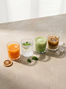 Sinsay - Sada sklenic s reliéfním vzorem 4 pack - clear