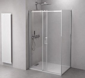 Polysan Sapho, THRON LINE SQUARE obdélníkový sprchový kout 1400x1000mm, hranaté pojezdy