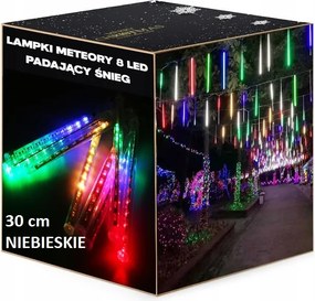 Meteory Sople Led lampičky Padající Sníh 30 cm Modré
