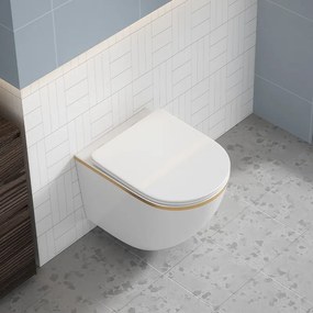 BPS-koupelny Podomítkový modul Geberit DuoFix s WC mísou PK-WH-GL-RIM-03 + ovládací tlačítko Delta 01 chrom