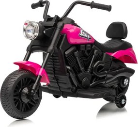 Elektrická motorka STAR růžová
