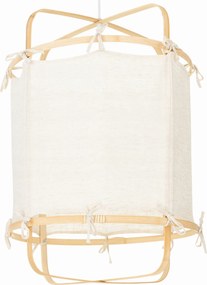 Závěsná lampa Boho lněná Linen TH02 35 cm
