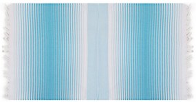 L´essentiel Maison Plážový ručník Fouta Golge - Turquoise, Tyrkysová