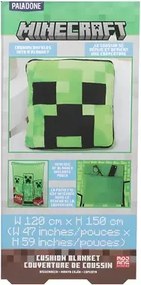 Paladone Minecraft Creeper deka s polštářem / Deka / 120 x 150 cm / Pl