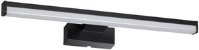 Sapho, ASTEN LED nástěnné svítidlo 8W, 400x42x110mm, černá matná, 26683