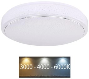 Globo - LED Stropní svítidlo KALLE LED/24W/230V 3000/4000/6000K pr. 37,5 cm 48408-24