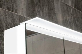 Sapho LINEX galerka s LED osvětlením, 60x70x15cm, levá/pravá, bílá LX060-0030