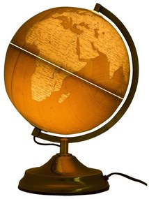 Stolní lampa ve tvaru glogusu Mauro Ferretti Globe Bronze, ø 25 cm