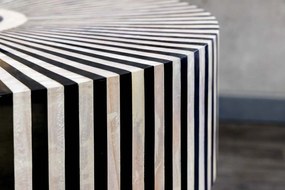 Designový konferenční stolek Ilissa 60 cm zlatý