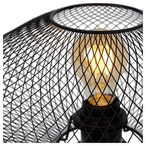 LUCIDE Stolní lampa MESH  průměr 30 cm - 1xE27 - Black