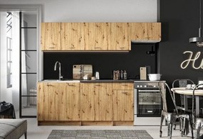 Casarredo - Komfort nábytek Kuchyňská linka MELVIN 240 cm, dub artisan