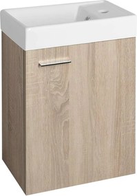 Aqualine Zoja - Skříňka s umývátkem 40x22 cm, dub platin 51049DP-02