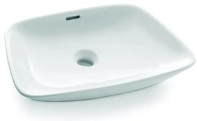 Bathco 0091 - Umyvadlo na desku ANABEL 50x36 cm porcelán/bílá