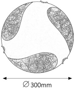 Rabalux 1941 - Stropní svítidlo ART GOLD 1xE27/60W/230V