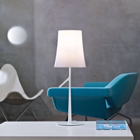 Foscarini Birdie grande LED stolní lampa bílá tlumená