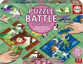 EDUCA Puzzle bitva Pohádky / 16x9 dílků / od 4 let