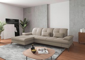 XXXLutz ROHOVÁ SEDAČKA, textil, šedohnědá Sit & More - Sedací soupravy - 000144009616