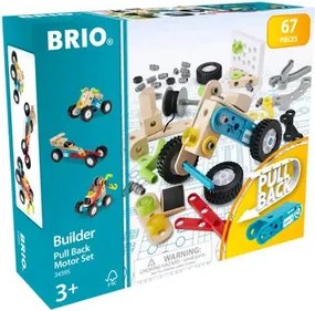BRIO Stavebnice BUILDER pull-back systém / od 3 let