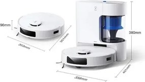 Ecovacs Deebot N20 PLUS bílá / Robotický vysavač / vysávání  mopování
