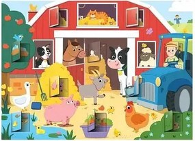 GALT Puzzle: Schovávačka - Farma / od 2 let