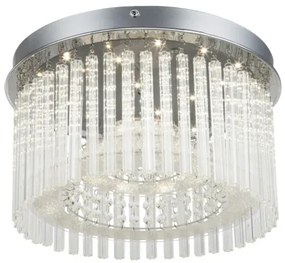 GLOBO 68568-18 JOYCE krištálové stropní svítidlo LED D370mm 18W/1600lm 4000K chrom Stropní svítidla a stropnice