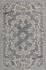Kusový koberec vlněný Agnella Diamond Godar Wřesový Šedý (binding) Rozměr: 170x240 cm
