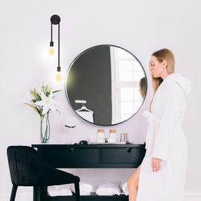 Toolight, nástěnné svítidlo 2xE14, APP1147-2W, černá matná, OSW-14010