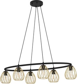 XXXLutz ZÁVĚSNÉ SVÍTIDLO, 116/56,5/150 cm Eglo - Online Only svítidla - 003348328203