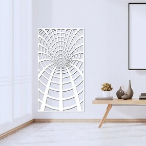 dřevo života Dekorační panel na zeď TUNEL Zvolte rozměr (cm): 56x100, Zvolte barvu dekoru: Bílá