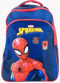 Setino Školní taška na batoh Spiderman modrá velká velikost