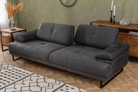 Designová 3-místná sedačka Vatusia 239 cm antracitová