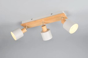 Bodové svítidlo v bílo-přírodní barvě ø 9 cm Shanti – Trio