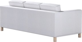Potah na pohovku IKEA  Karlanda 3-místná nerozkládací, krátký barva šedá látka pletený vzor