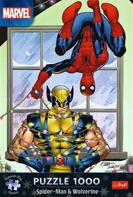 TREFL Puzzle Premium Plus Spiderman a Wolverine / 1000 dílků / 68,3 x