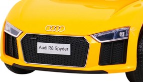 Ramiz Elektrické autíčko Audi R8 pro děti žluté + dálkové ovládání