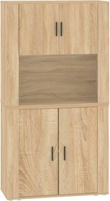 Skříň highboard dub sonoma kompozitní dřevo 3185354