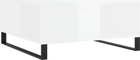 vidaXL Konferenční stolek 80 x 80 x 36,5 cm kompozitní dřevo [830790] Barva: Bílá
