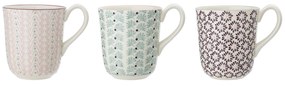 BLOOMINGVILLE Set 3 hrnků s uchem MAYA 360 ml 82040557