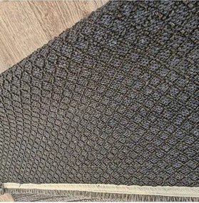 HU Béžový pruhovaný koberec Saloon CREAM Rozměr: 50x80 cm