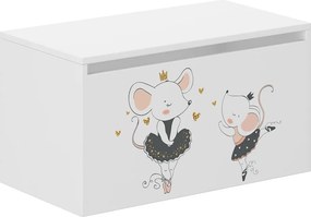 Wooden Toys KONTEJNER NA HRAČKY SAFARI MYŠKA