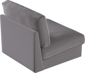 Potah na neskládací křeslo IKEA Kivik barva hnědá látka sametová