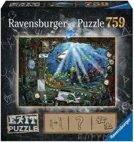 Ravensburger Exit Puzzle: Ponorka / 759 dílků / 70 x 50 cm / od 12 let