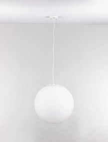 Bílé skleněné závěsné svítidlo ø 50 cm Nevoso – Nova Luce