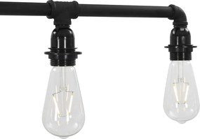 Stropní svítidlo černé 5 x žárovky E27 281629