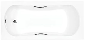 Besco Akrylátová obdélníková vana Aria Plus 130x70 (140x70, 150x70, 160x70, 170x70) Barva: Bílá, Rozměry (cm): 130x70